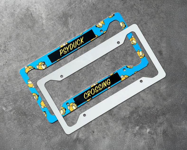 10 Pack Blank Sublimation License Plate Frames | Major Sublimation